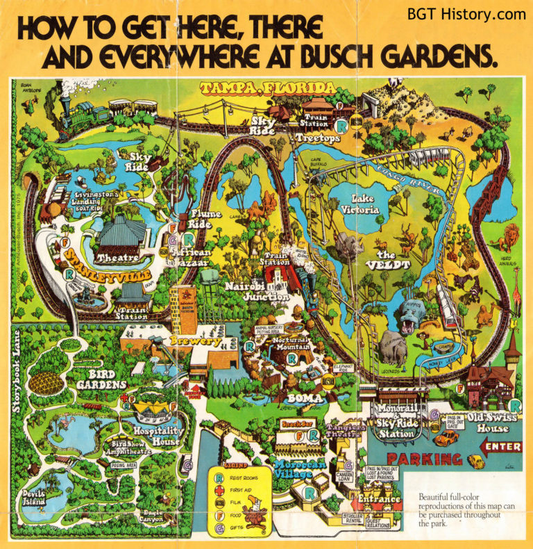 Maps - BGT History - Busch Gardens Tampa History